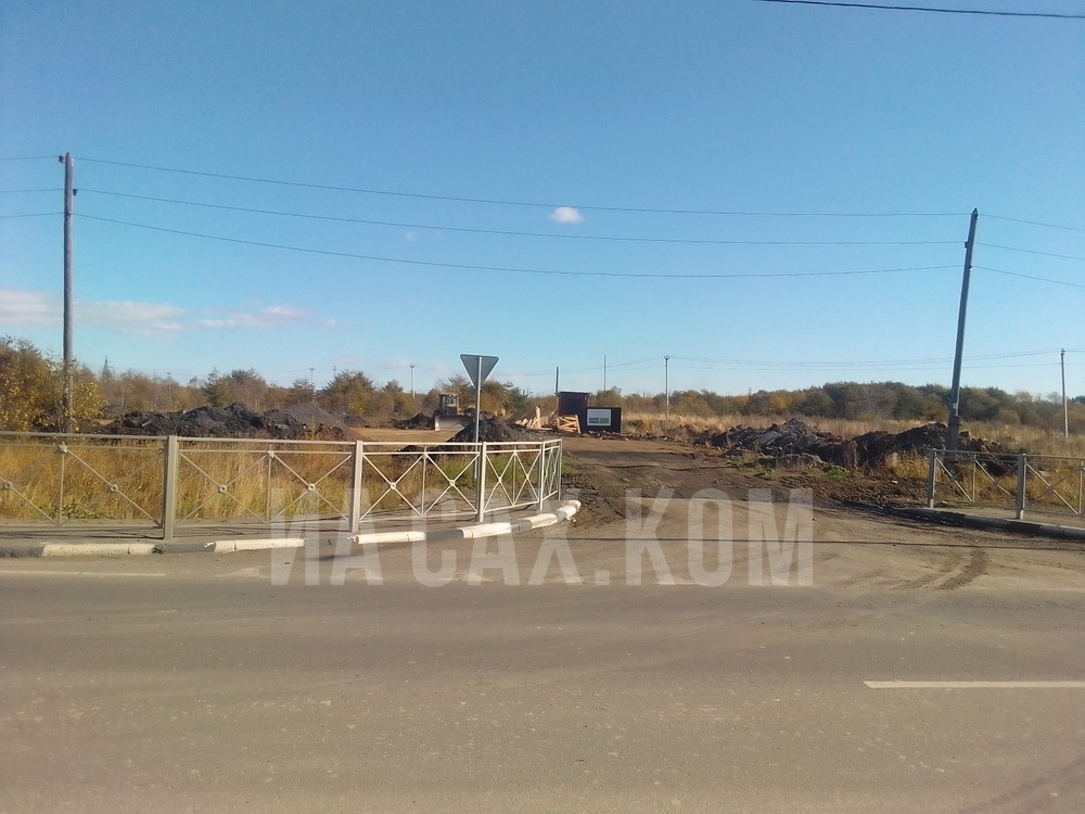 В Поронайске начали строить автозаправку ННК. Поронайские новости ...